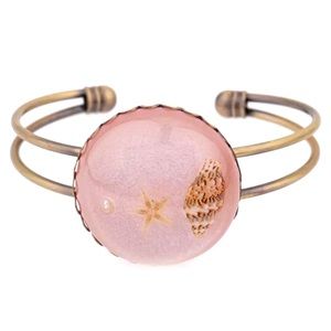 Jewelry | Pink Seashell Bracelet | Poshmark